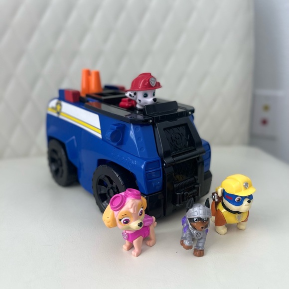 Paw Patrol | Toys | Paw Patrol Transforming Police Cruiser Chases Ride ...